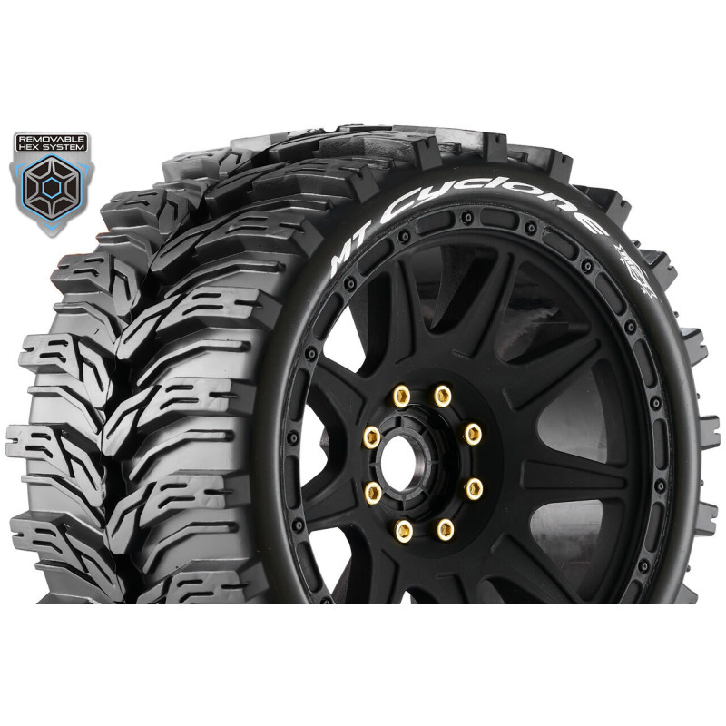 Louise RC - MFT - MT-CYCLONE speed - 1-8 Monster Truck Tire Set ...